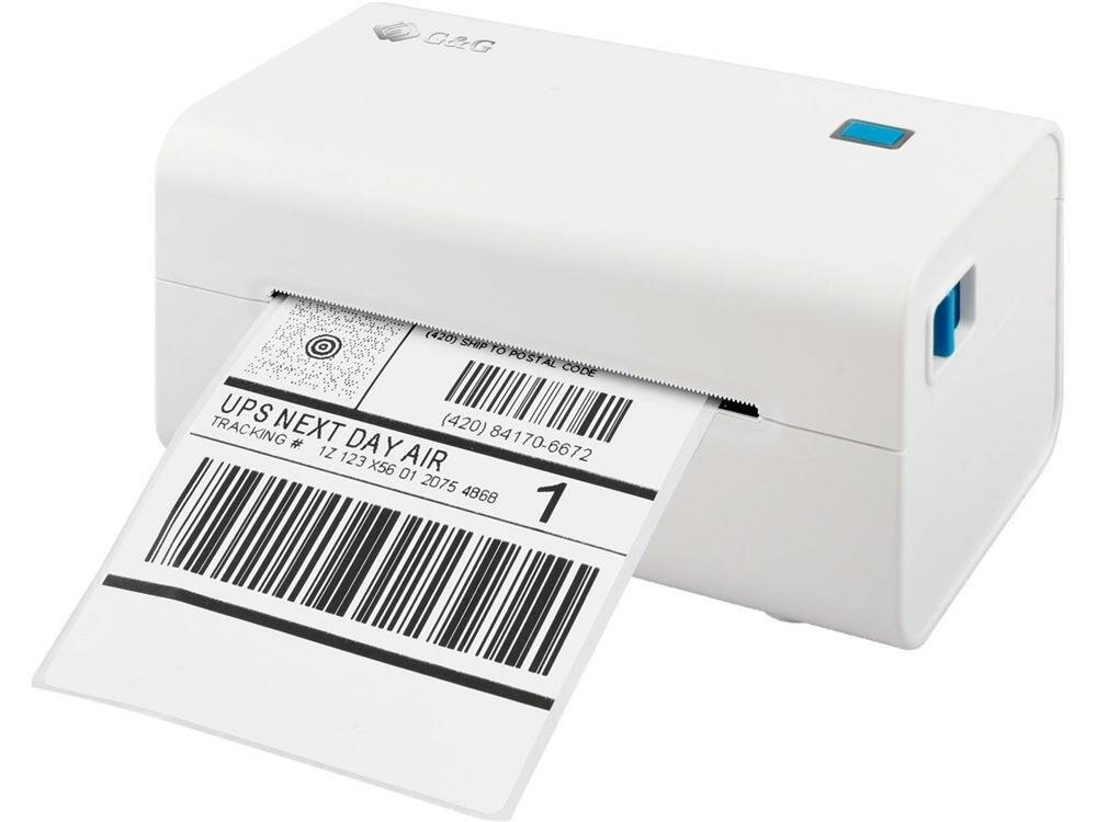 Термопринтер G&G GG-D420 203dpi 152мм/с/USB для печ. накл. белый
