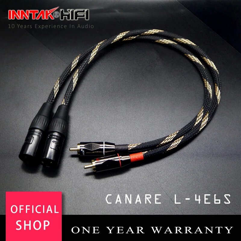 CANARE аудиокабель RCA-XLR 0,5-5 м пара RCA To Female XLR, 0,75 м