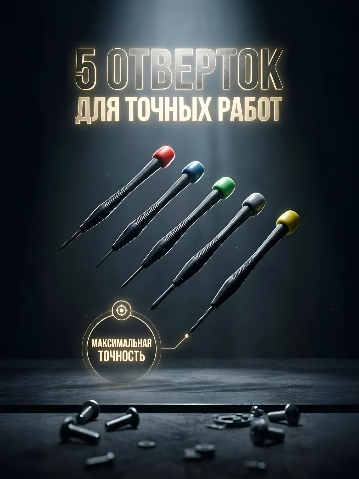 Набор отверток для точных работ 5 шт.