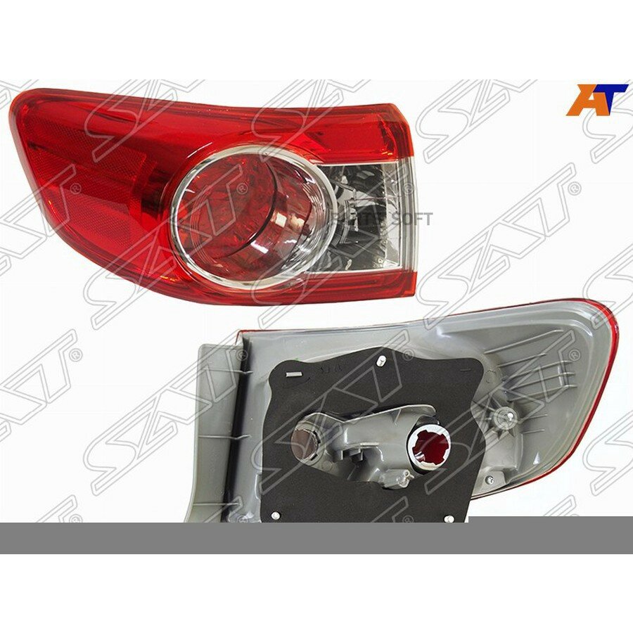 Фонарь задний Toyota Corolla (E150) 10-13 / Corolla USA (E140) 10-13 (Слева) SAT ST-212-19U7L | цена за 1 шт