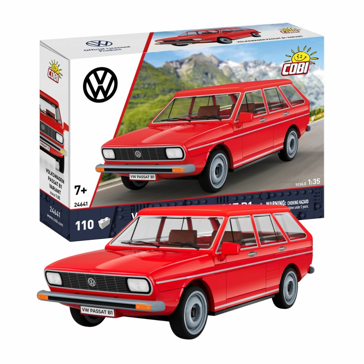Конструктор Cobi Action Town - Автомобиль Volkswagen Passat B1 Variant, 110 эл. - 24641