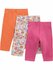 Легинсы mothercare, размер 140, оранжевый, розовый, синий