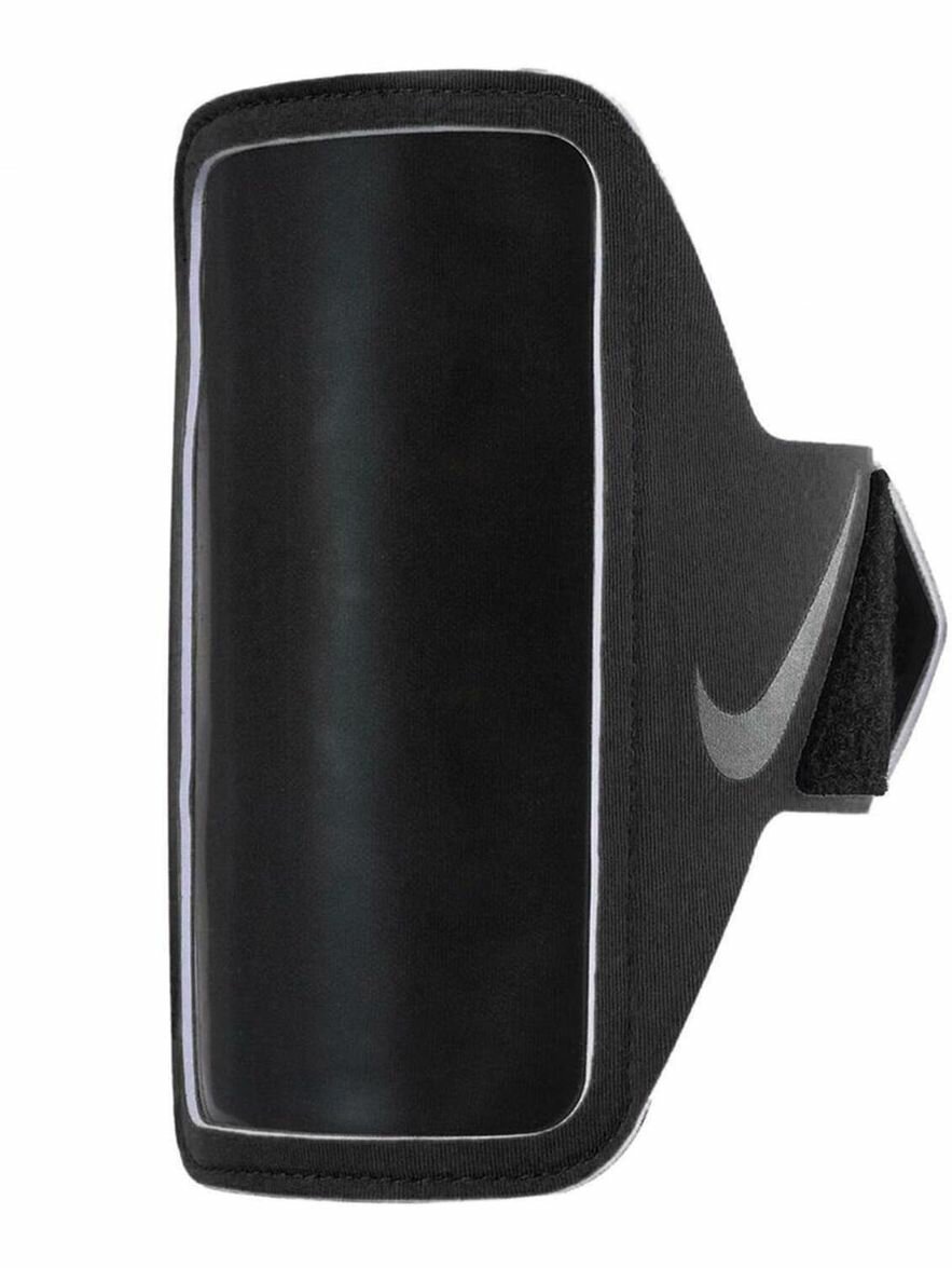 Чехол для телефона NIKE LEAN ARM BAND BLACK/BLACK/SILVER OSFM Унисекс N.000.1324.082. OS onesize