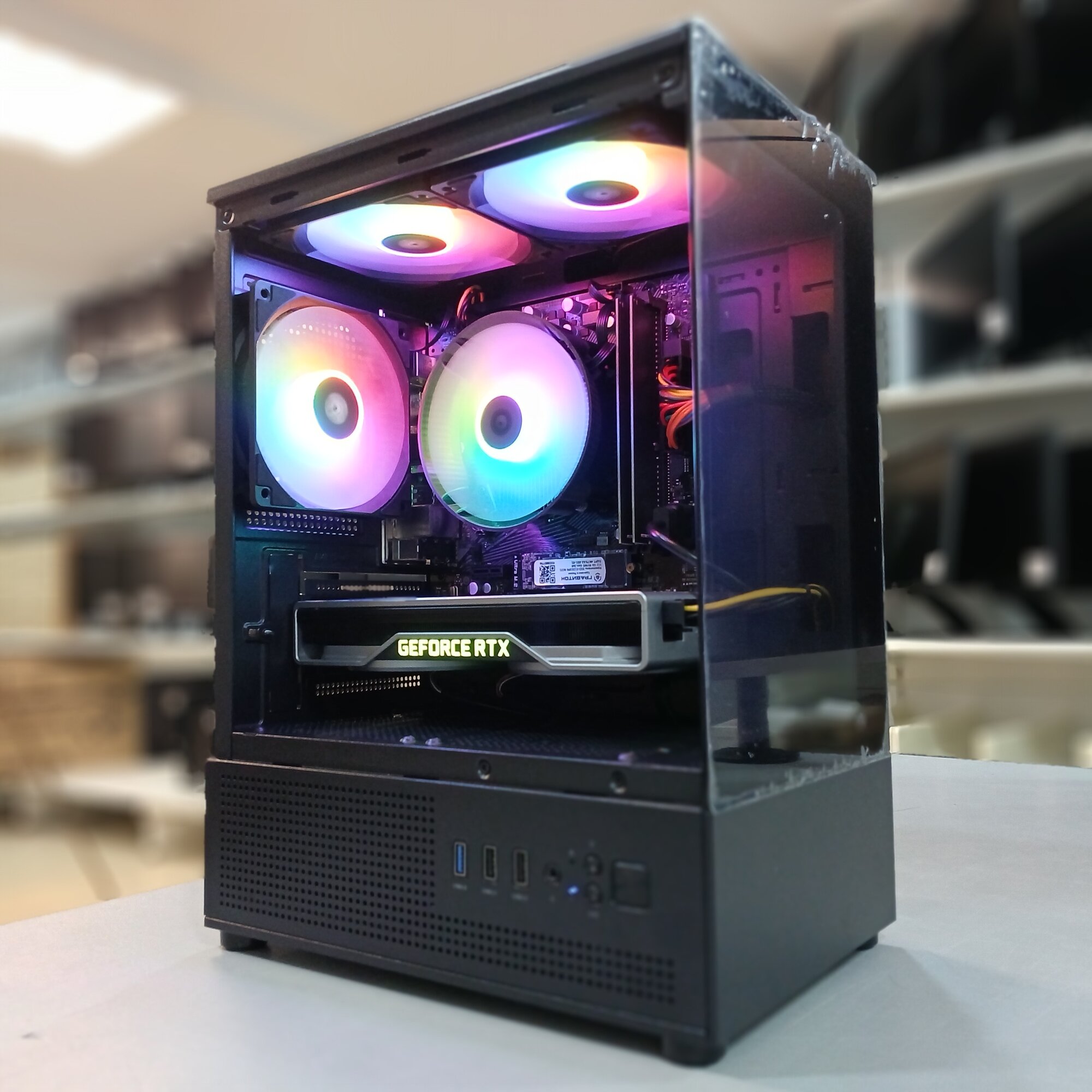 Игровой компьютер AMD Ryzen 5 5600, 16 ГБ, RTX 2070 8 ГБ, SSD 512 ГБ