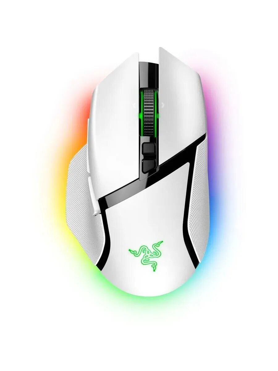 Мышь Razer Basilisk V3 Pro White, белая, игровая мышь с оптическим сенсором Razer Focus Pro