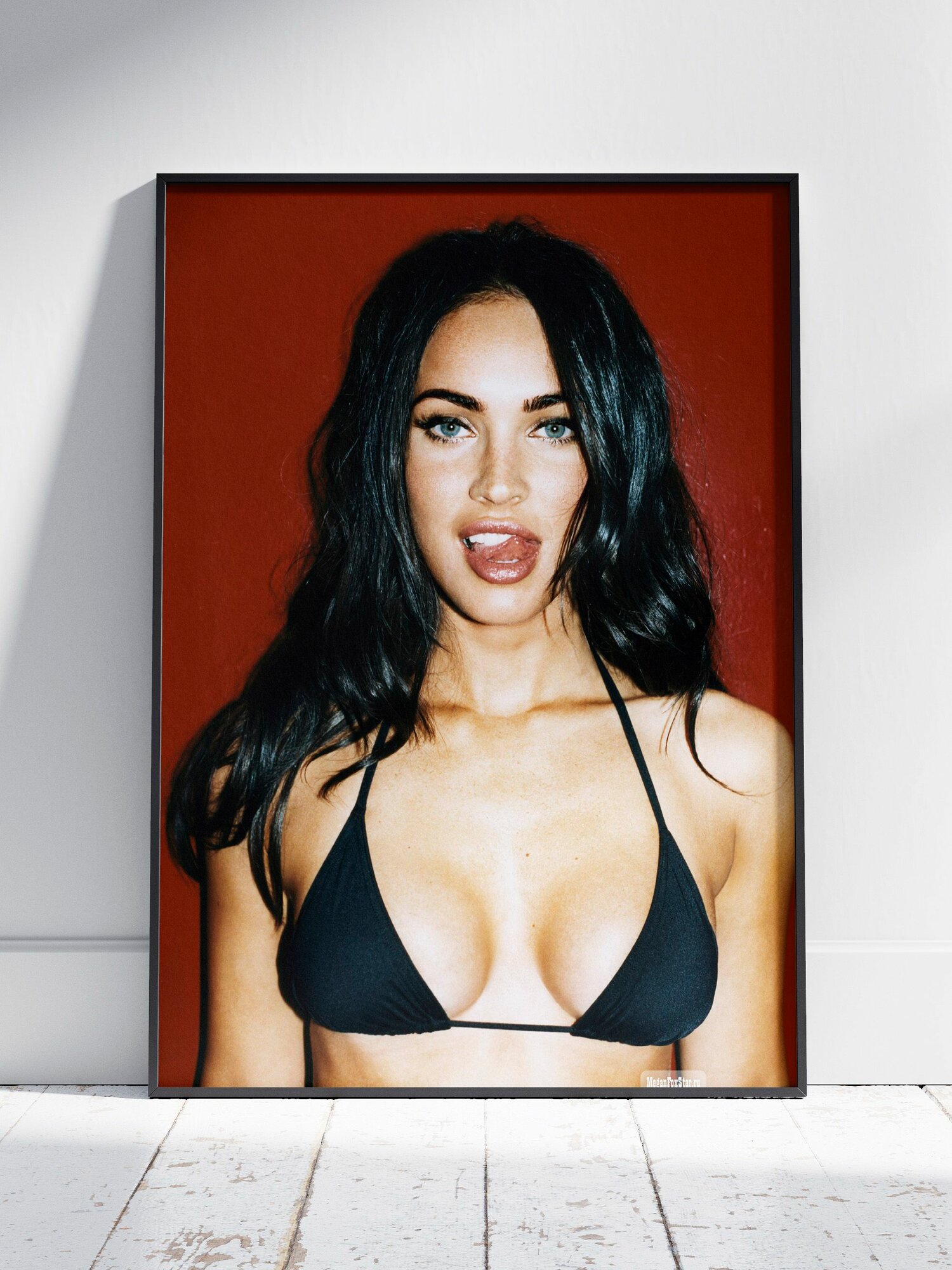 Плакат на стену для интерьера Меган Фокс (Megan Fox 1) - Постер по актеру фильма, кино, сериала формата A4 (21x30 см)