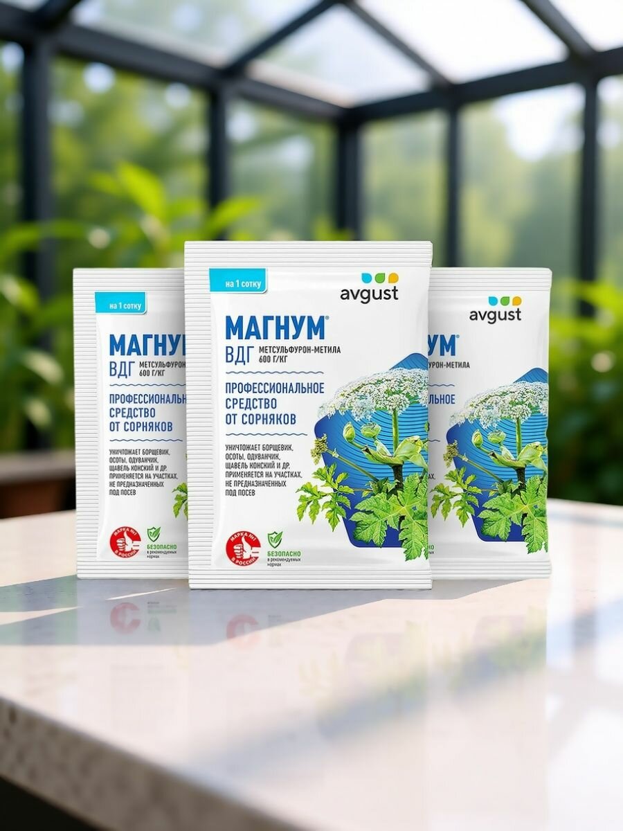 Магнум, ВДГ профессиональное средство от сорняков 2 г, 3 шт