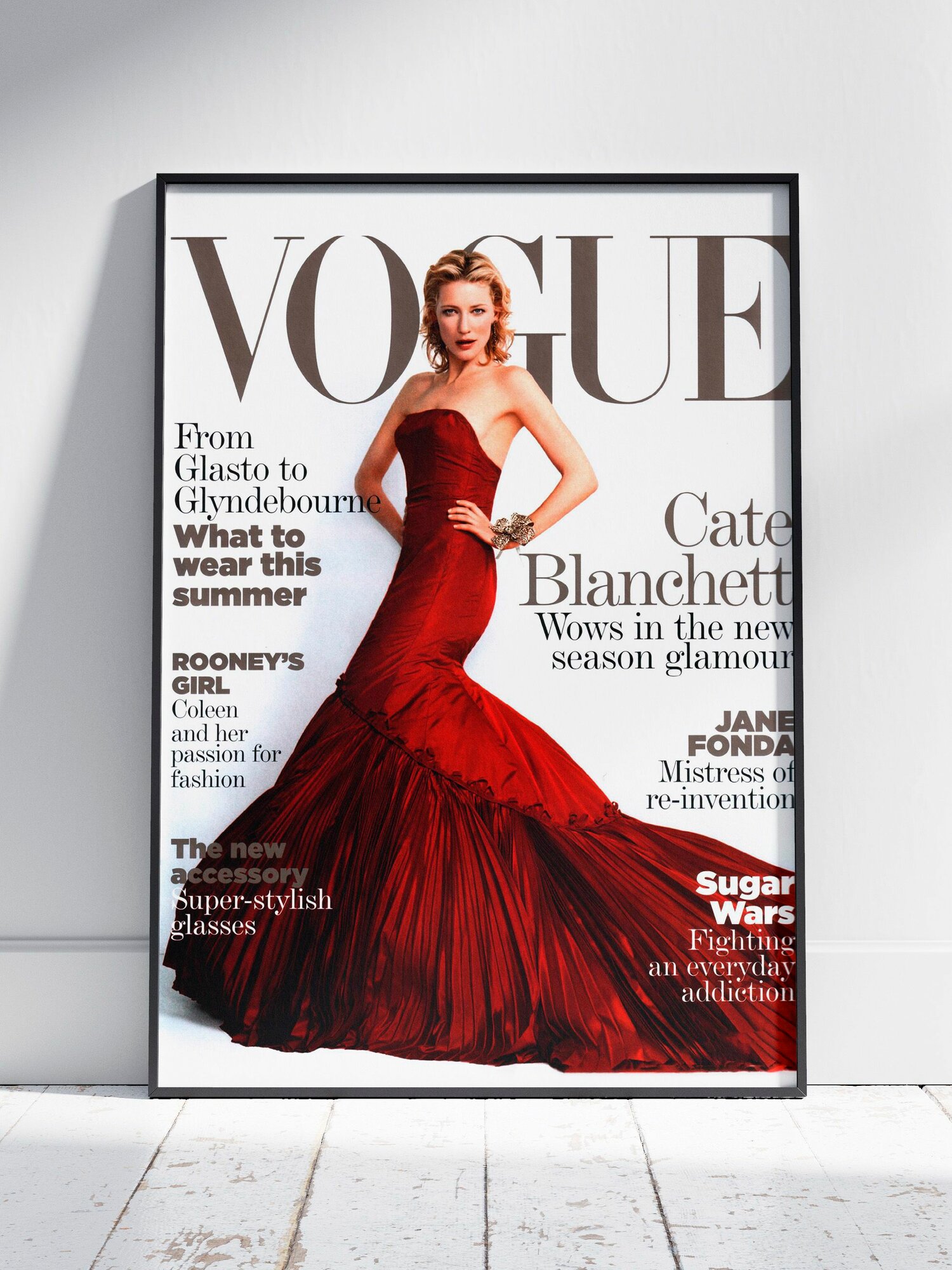 Плакат на стену для интерьера Кейт Бланшетт (Cate Blanchett 13) - Постер по актеру фильма, кино, сериала формата A4 (21x30 см)