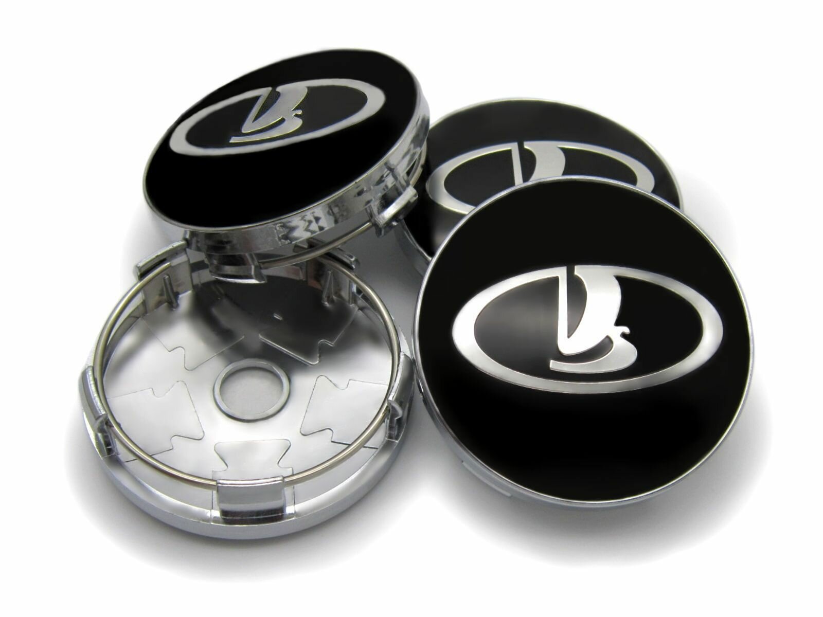 Колпачок, заглушка на литой диск лада black 60/56 мм, 1 шт.