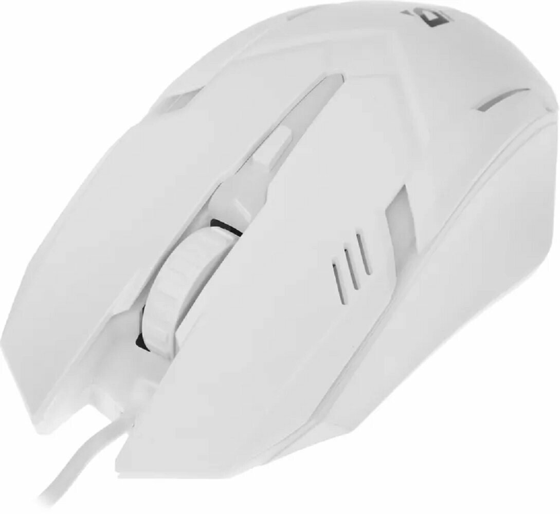 Мышь проводная оптическая DEFENDER CYBER MB-560L, белая, (52561)