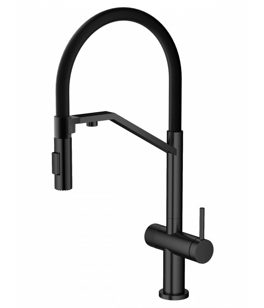 Смеситель для кухни Agger Elegant A3241444 черный матовый