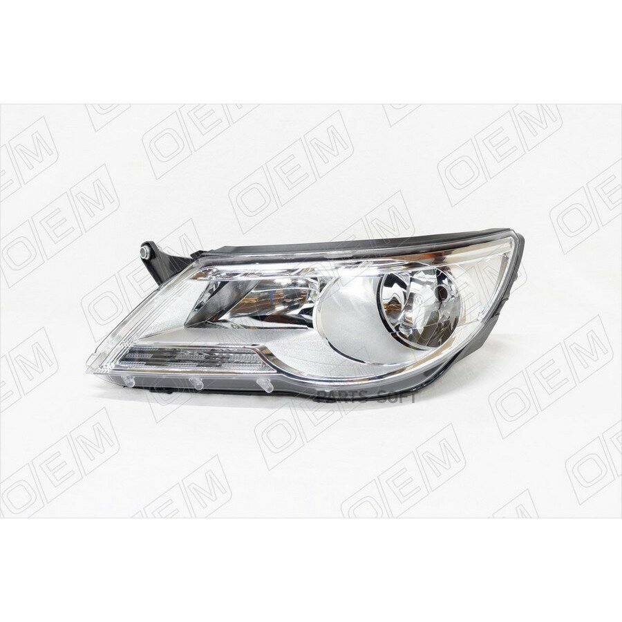 Фара левая Volkswagen Tiguan 1 2007-2011, галоген от официального дистрибьютора, OEM, артикул OEM0242FL