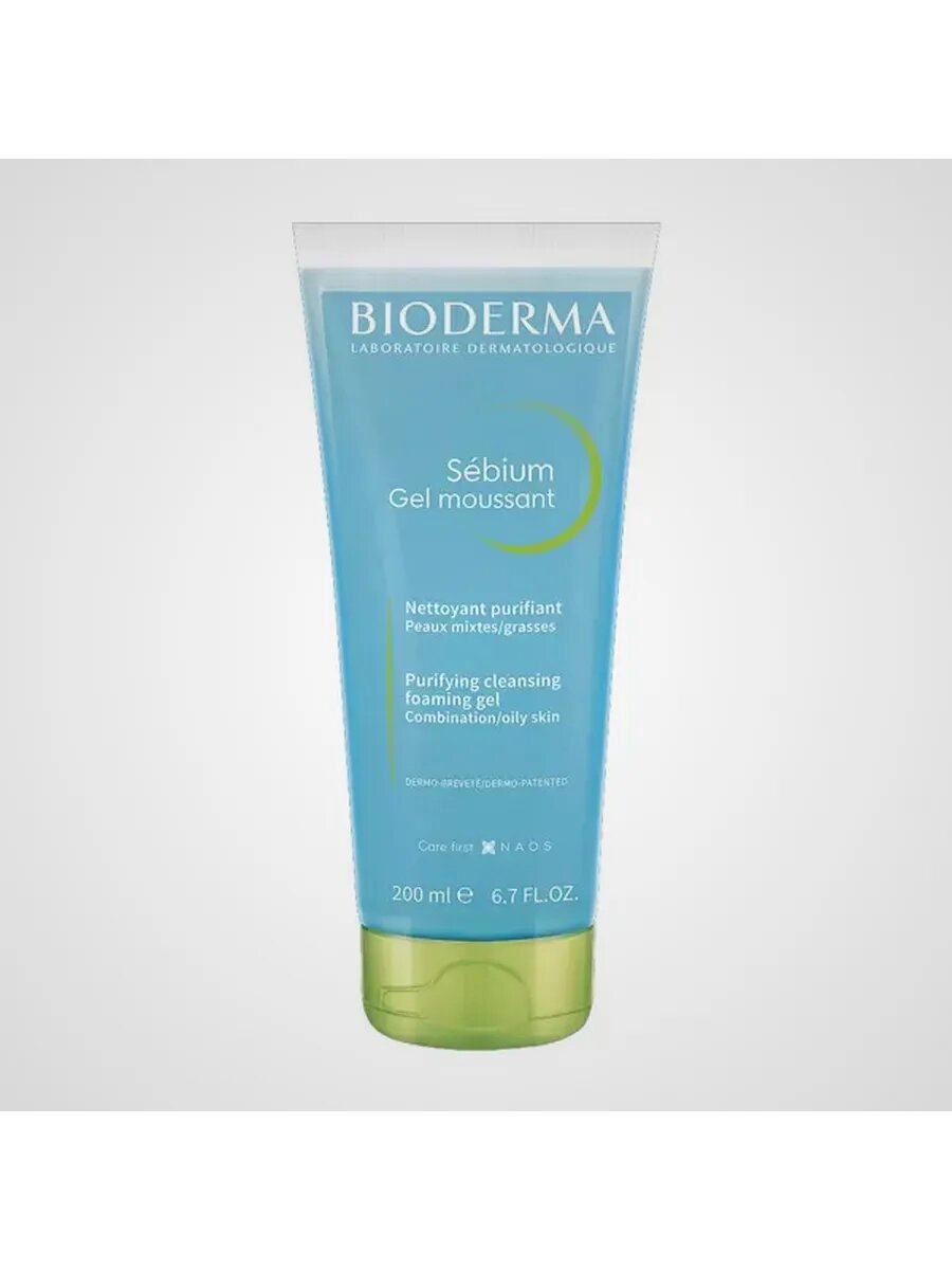 BIODERMA Sebium Purifying cleansing foaming gel Гель 200 мл
