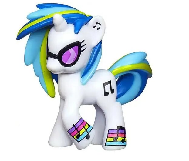 My Little Pony MLP Скульптура пони (5-28 см) Фигурка с очками музыкальными нотами ABS пластик