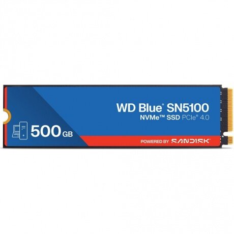 Накопитель SSD Western Digital Green SN5100 SSD M2.2280 500Gb (WDS500G5B0E)