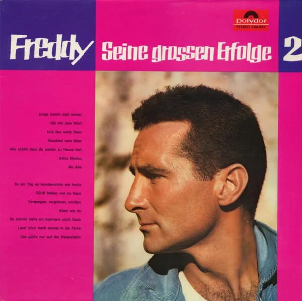 Freddy - Seine Grossen Erfolge 2 VG+