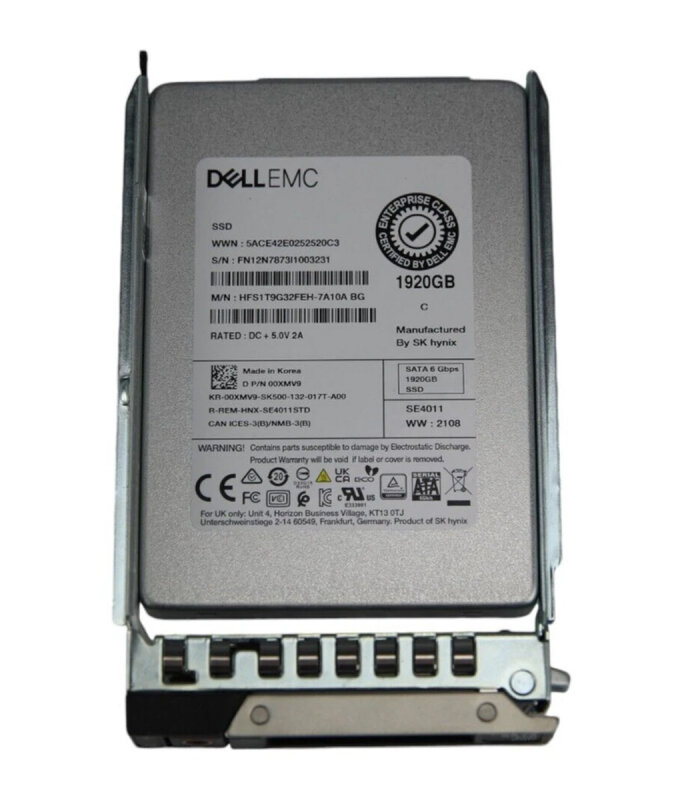 Жесткий диск Dell 00XMV9 1.92TB SATAIII 2,5" SSD