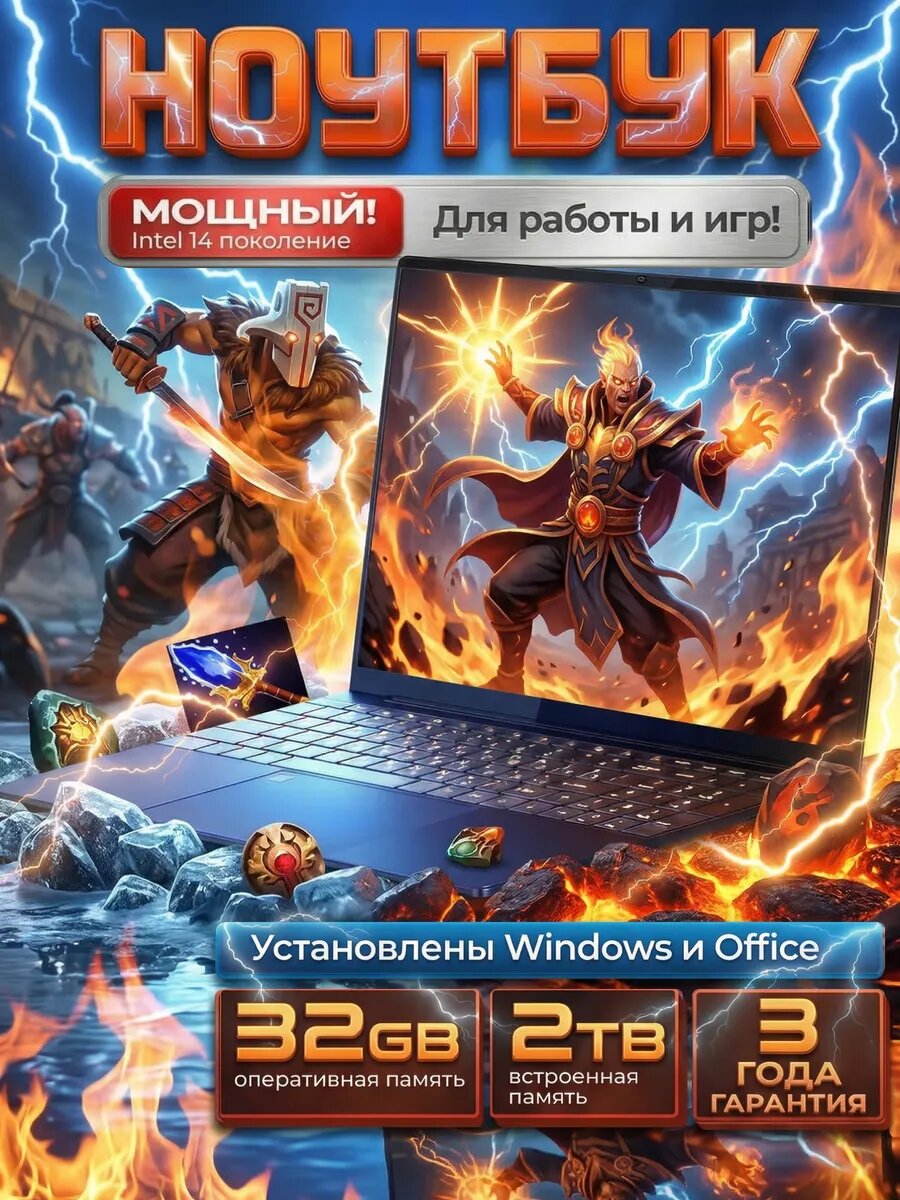 Ноутбук HiGH TECH PREMIUM N-Series RAM 32GB / SSD 2048 GB