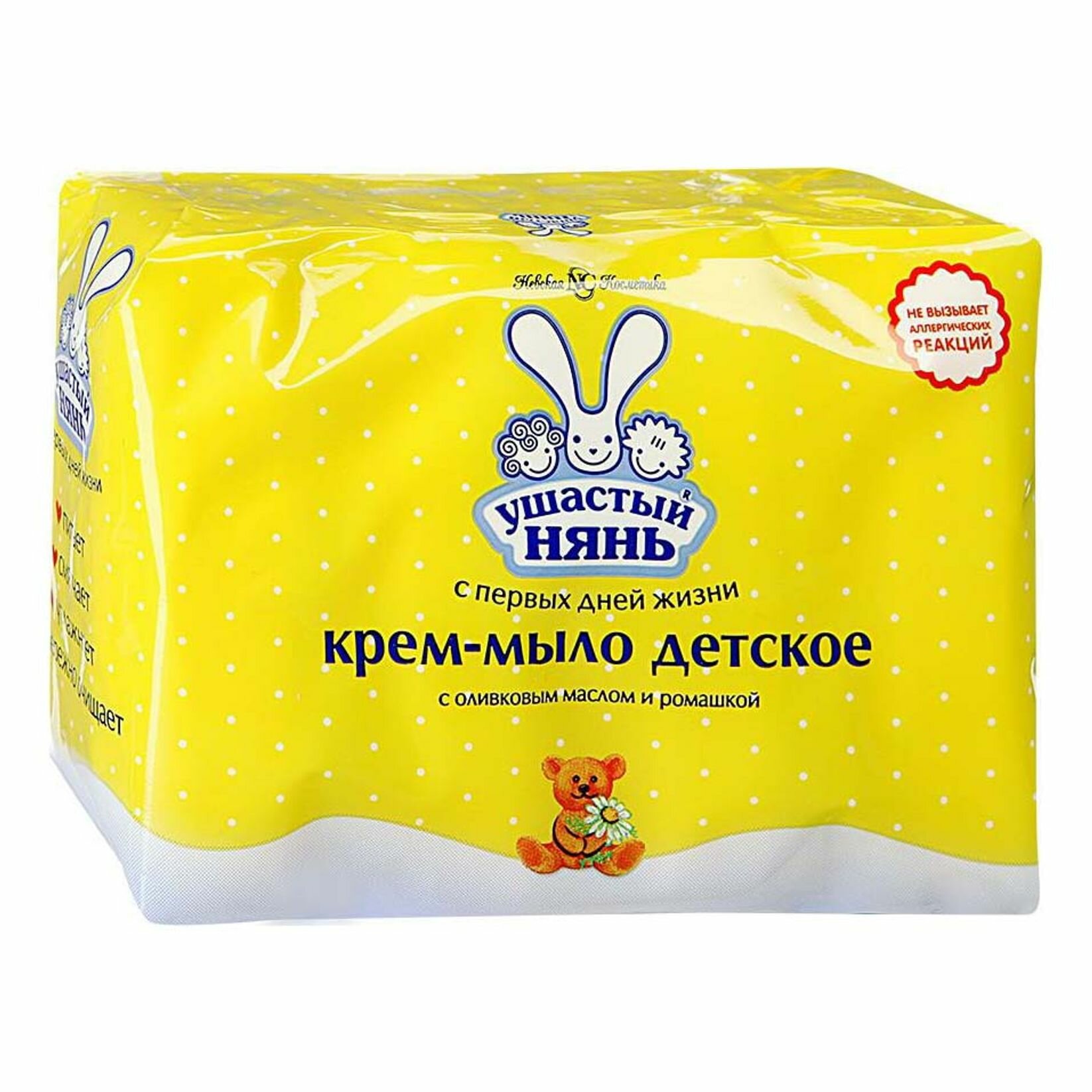 Детское крем-мыло Ушастый нянь с оливковым маслом и ромашко