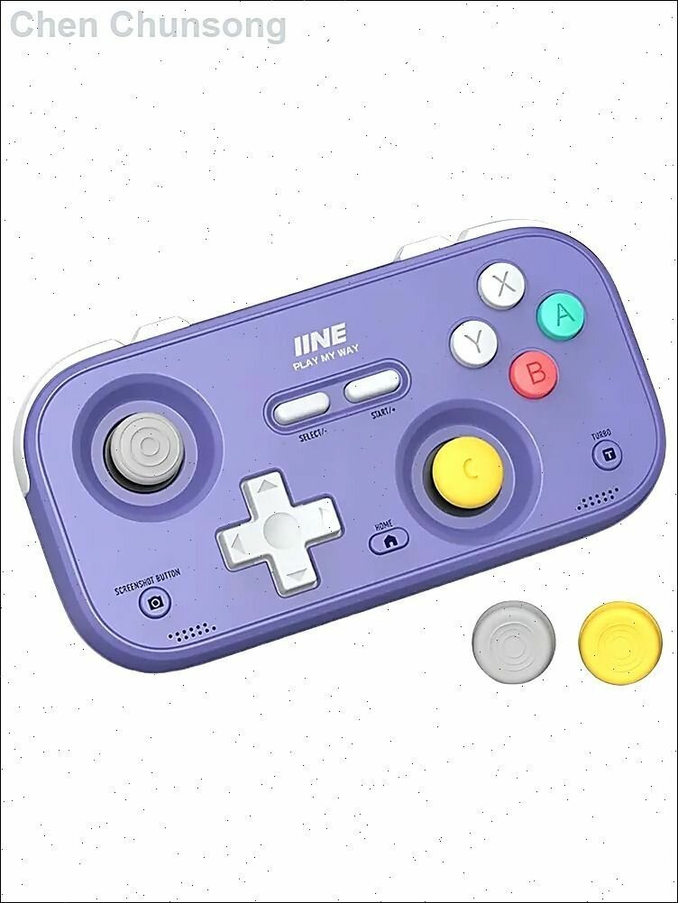 Iine Retro Gamepad: Мультиплатформенный Геймпад С Холл-Сенсорами И Мгновенным Откликом(серый)