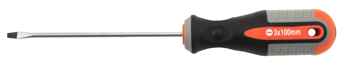 Отвертка шлицевая 3х100мм (Ombra) 750310