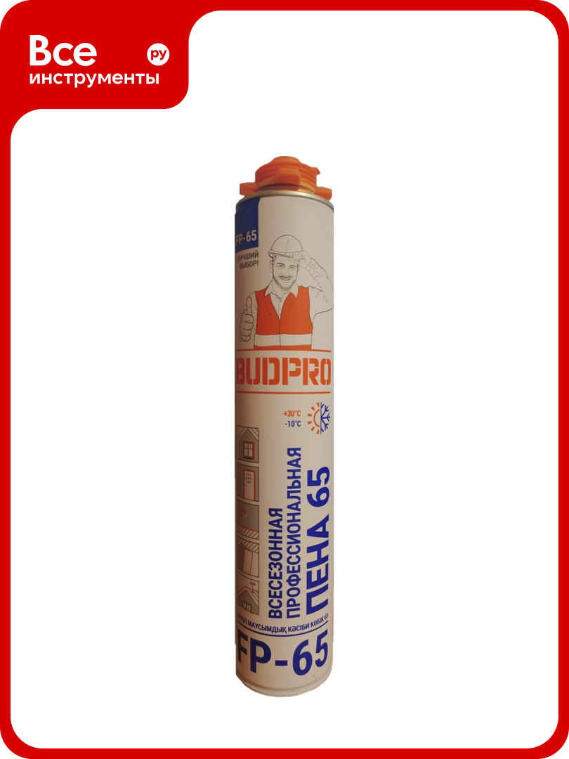 Профессиональная монтажная всесезонная пена с увеличенным выходом Penosil BUDPRO FP-65 745 мл A1581Z