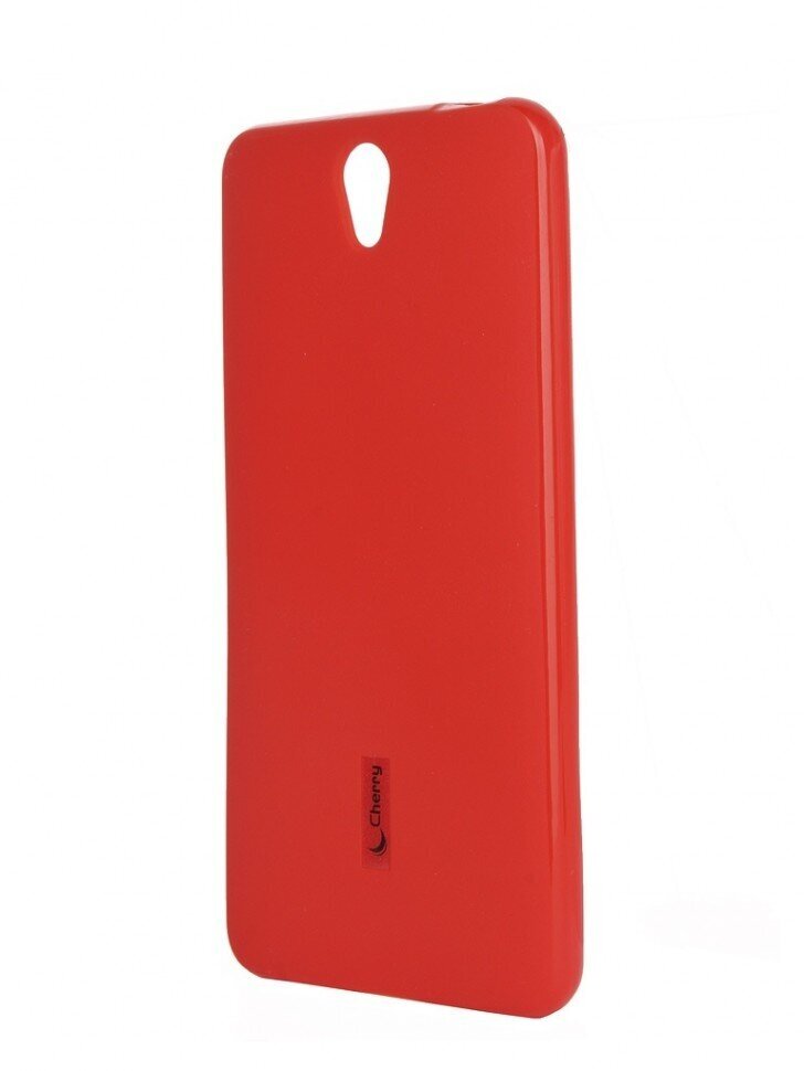 Накладка Cherry силиконовая для Lenovo Vibe S1 красная + пленка