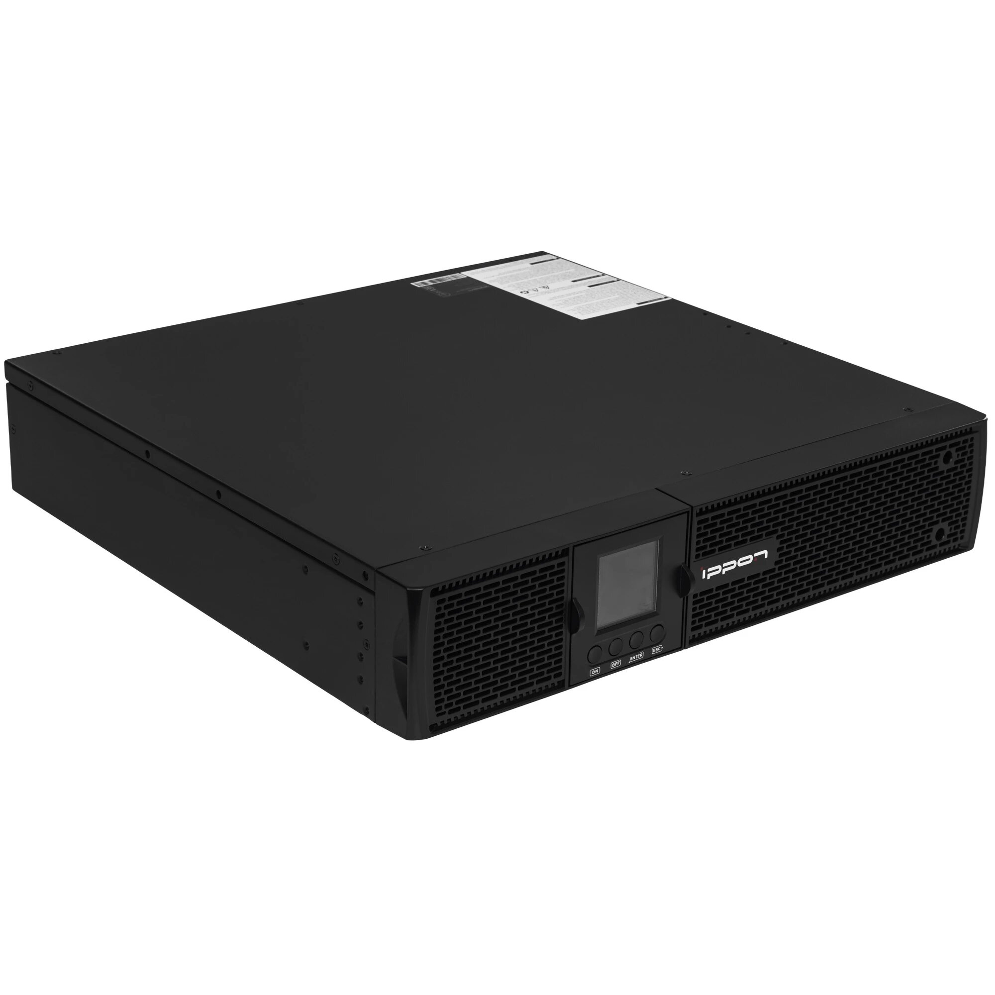 ИБП Ippon Innova RTB 1500 (2028478) черный, 1350Вт, 1500ВА, online