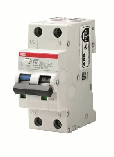 Дифференциальный автомат ABB DS201 С25A 30мА 6кА тип АС 2CSR255080R1254