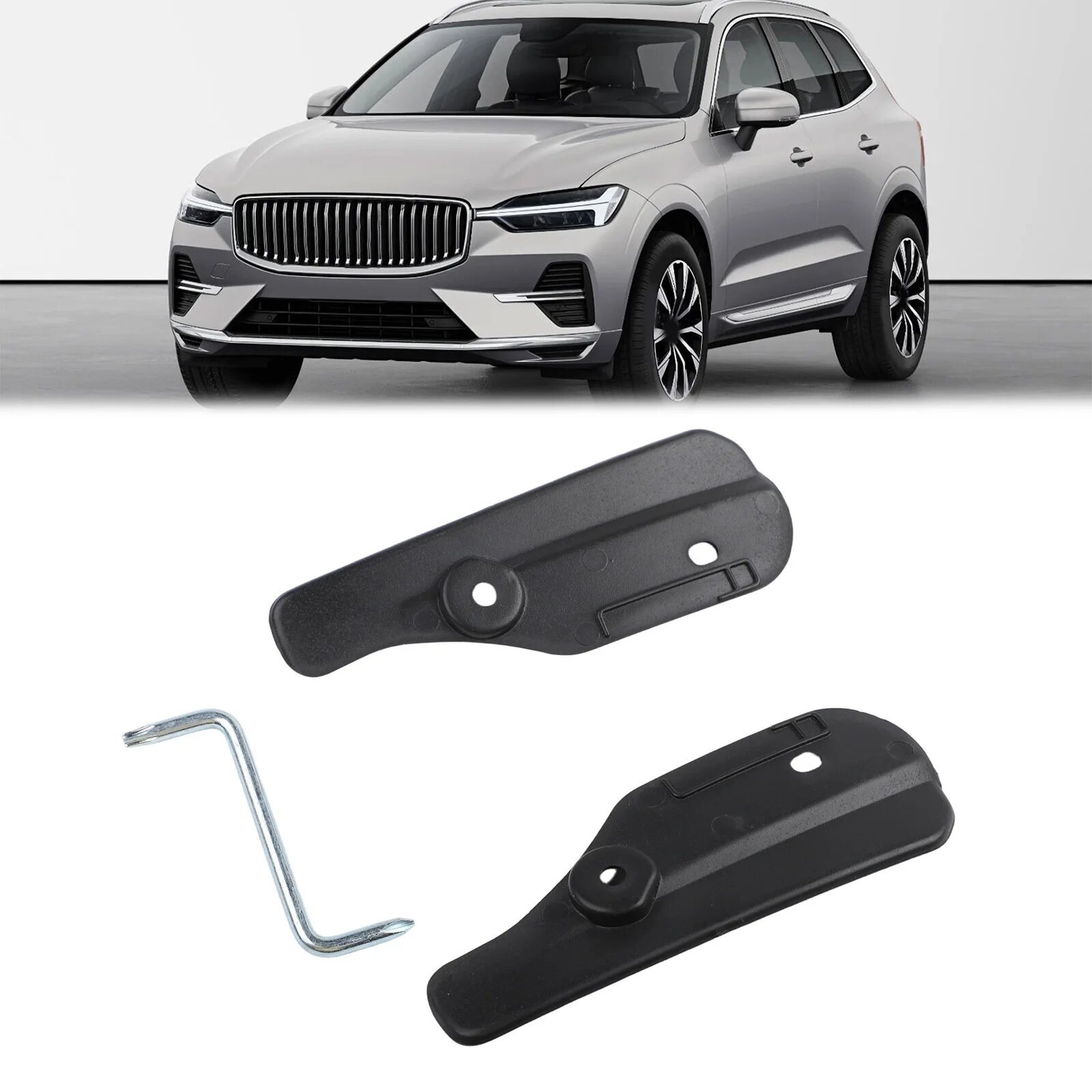 Внутренняя защита заднего колеса (брызговик) из АБС-пластика для Volvo XC60 2018-2025 годов выпуска: улучшенная защита от грязи и налета