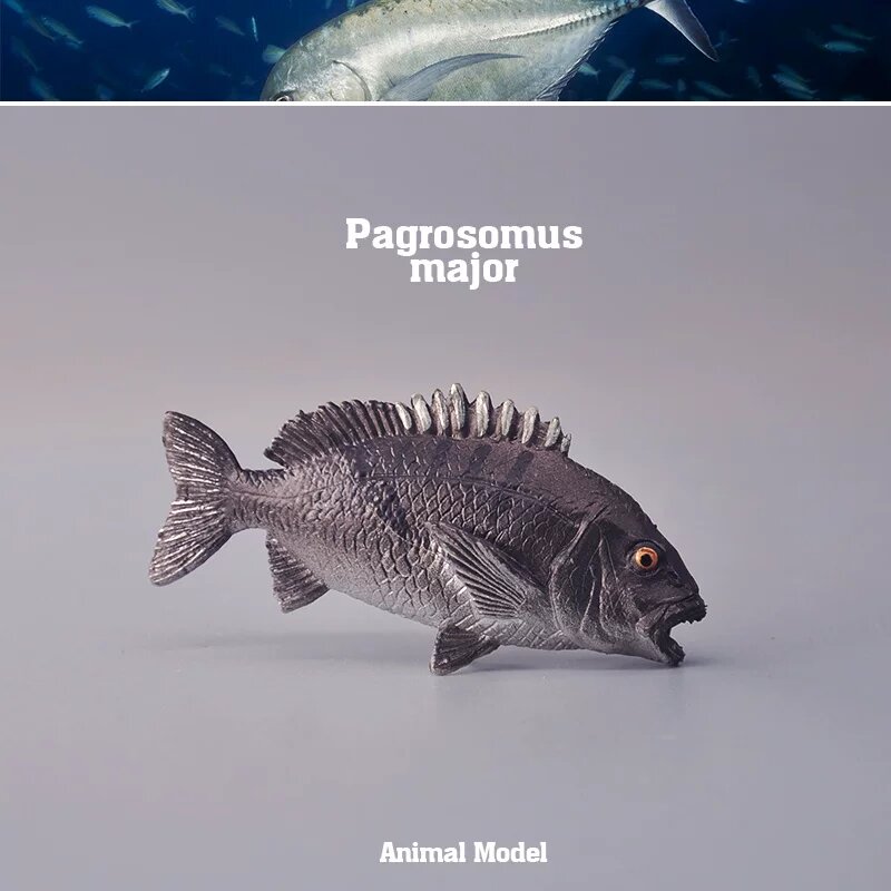 Модель красной морской рыбки для аквариума, реалистичная пластиковая фигурка