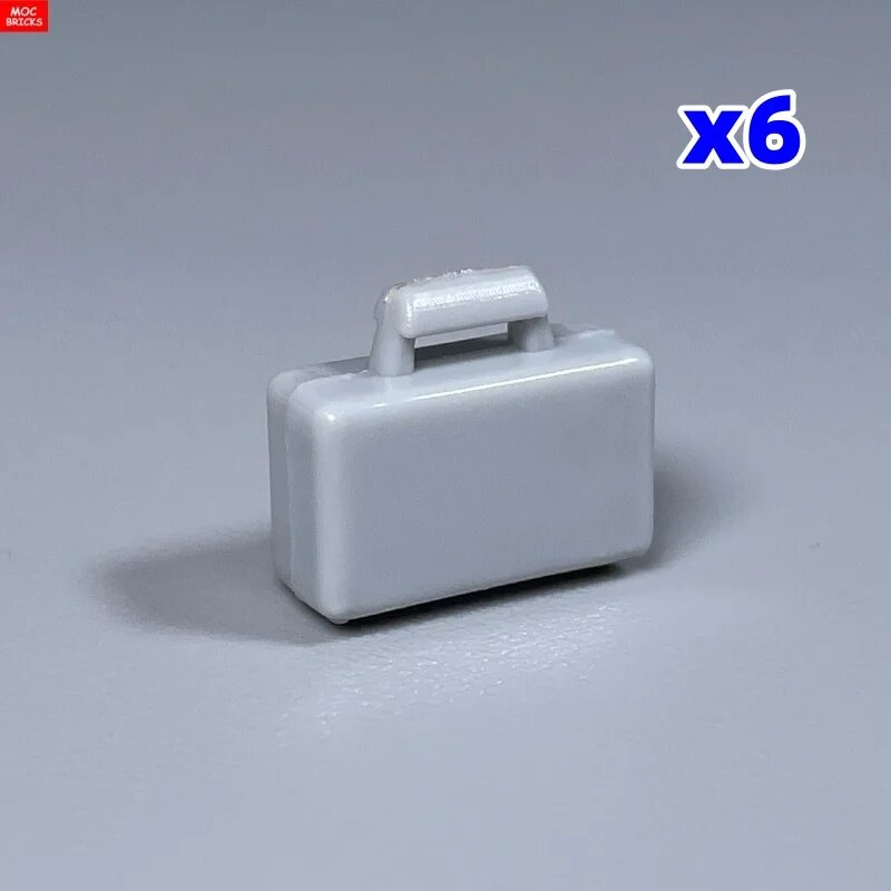Белый чемоданчик для минифигурки MOC BRICKS 93091 (x6)