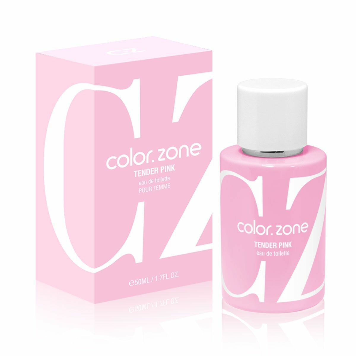 Туалетная вода женская Color.Zone Tender Pink, 50мл