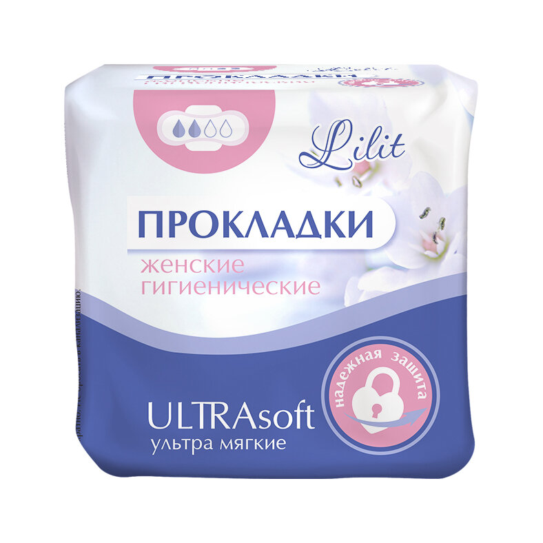Прокладки гигиенические Lilit Ультра софт, 8шт