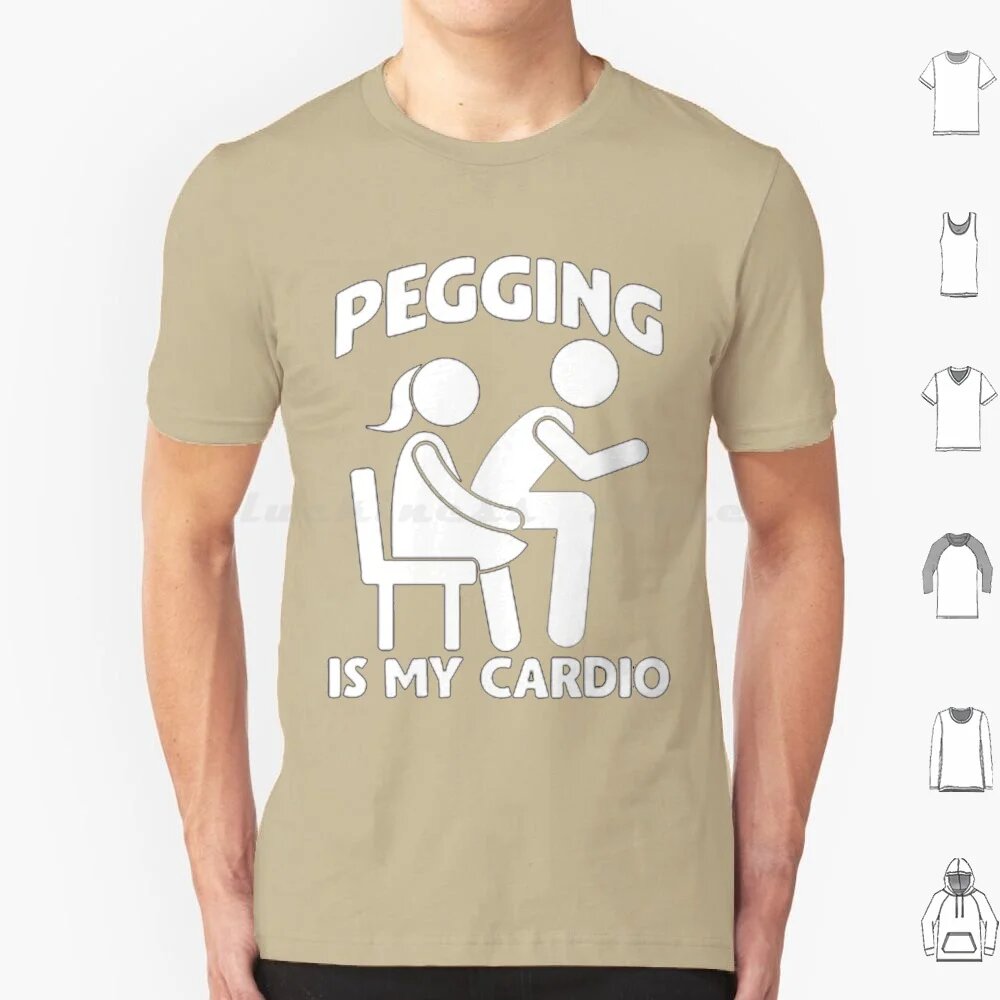 Футболка мужская M, Цвет M-Tee-Natural, Pegging Is My Cardio