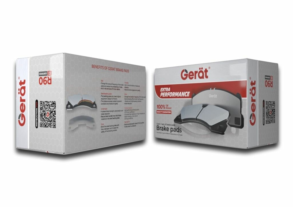 Тормозные колодки Gerat BPR198PG (задние) для а/м CHERY ARRIZO 8, GEELY COOLRAY