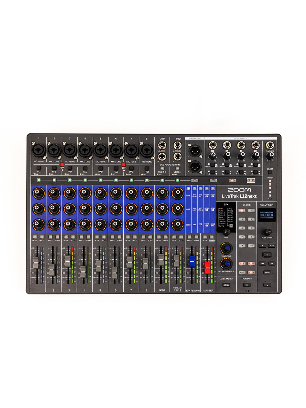 Микшерный пульт Zoom LiveTrak L-12next
