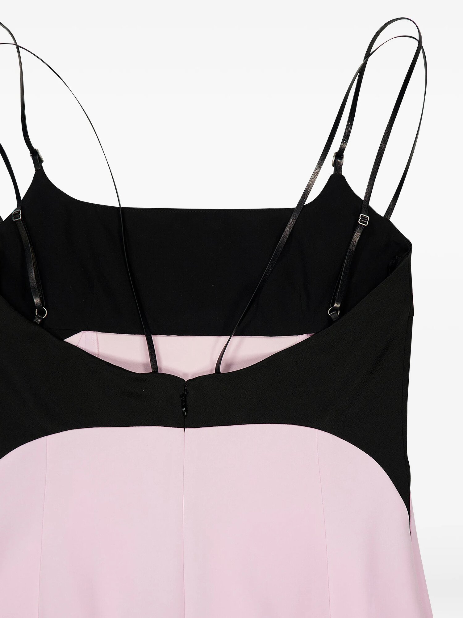Платье Tom Ford Two-tone spaghetti-strap dress, размер 40 EU, коралловый/розовый — фото 1
