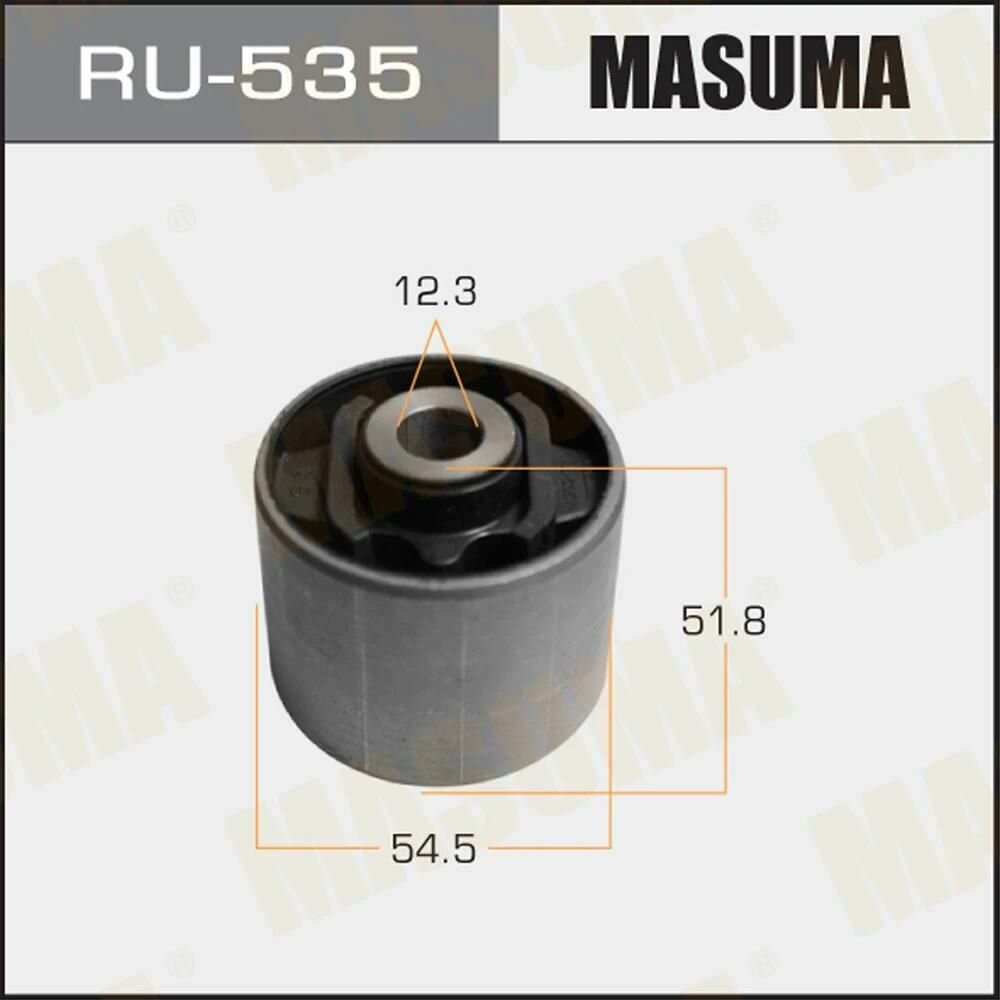Сайлентблок задний поперечного рычага R MASUMA RU-535 NISSAN Almera Classic 1.5 06-12