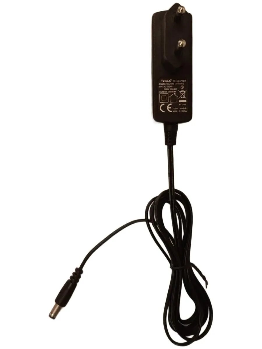 Блок питания 12 Вольт 1 Ампер 12 Ватт штекер 5,1*2,1 мм (12V 1A 12W)
