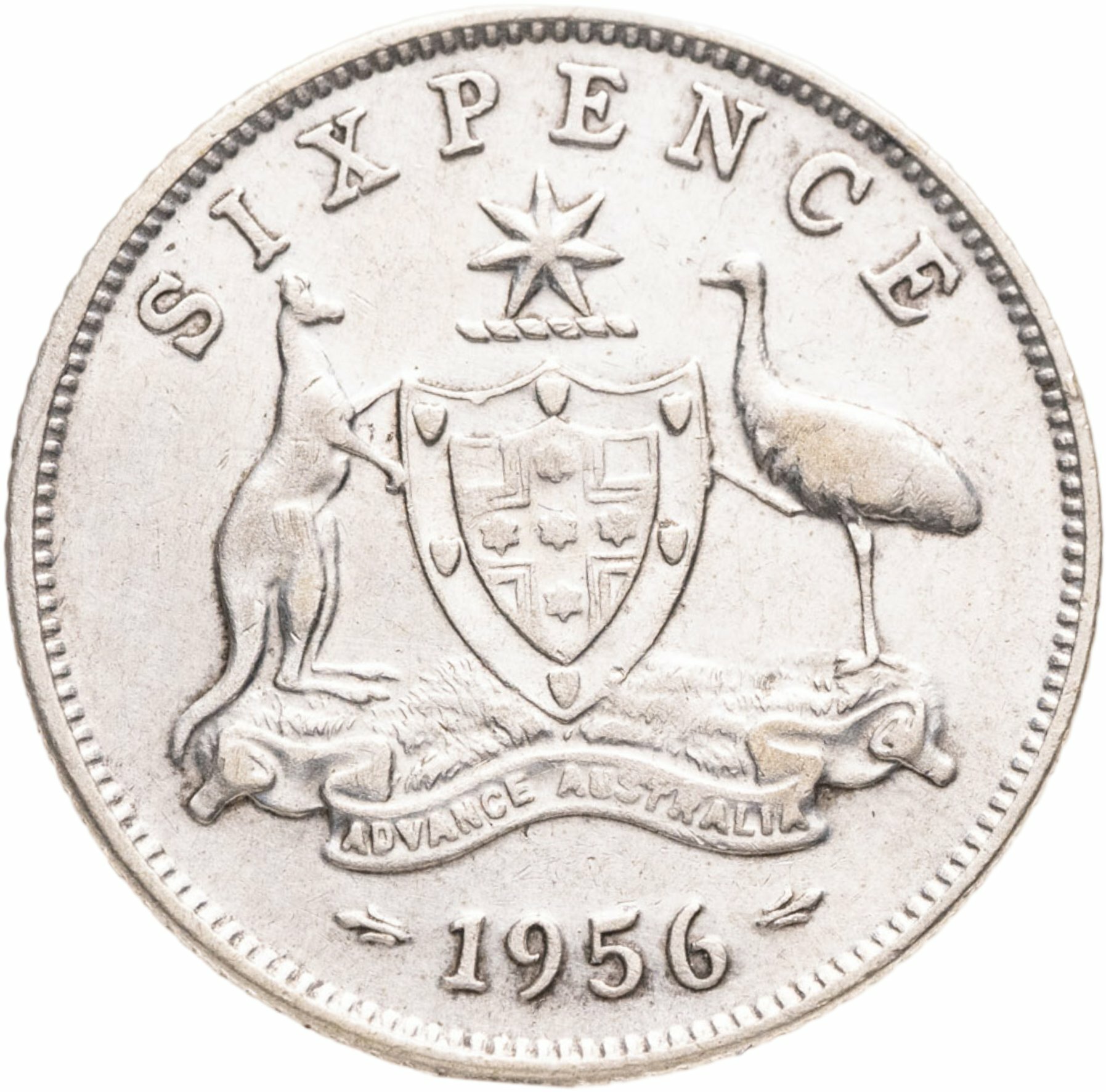 Австралия 6 пенсов (pence) 1956