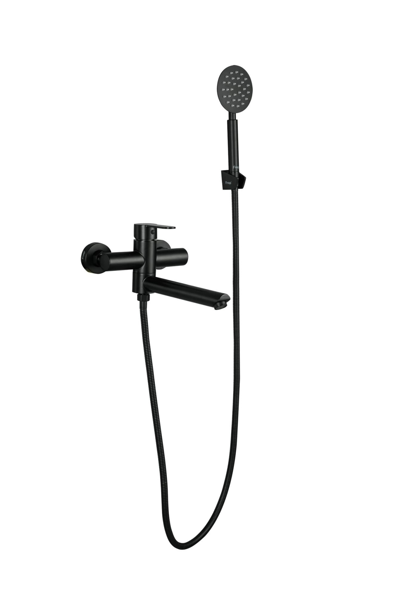 Смеситель для ванны FRAP F32801-6, черный