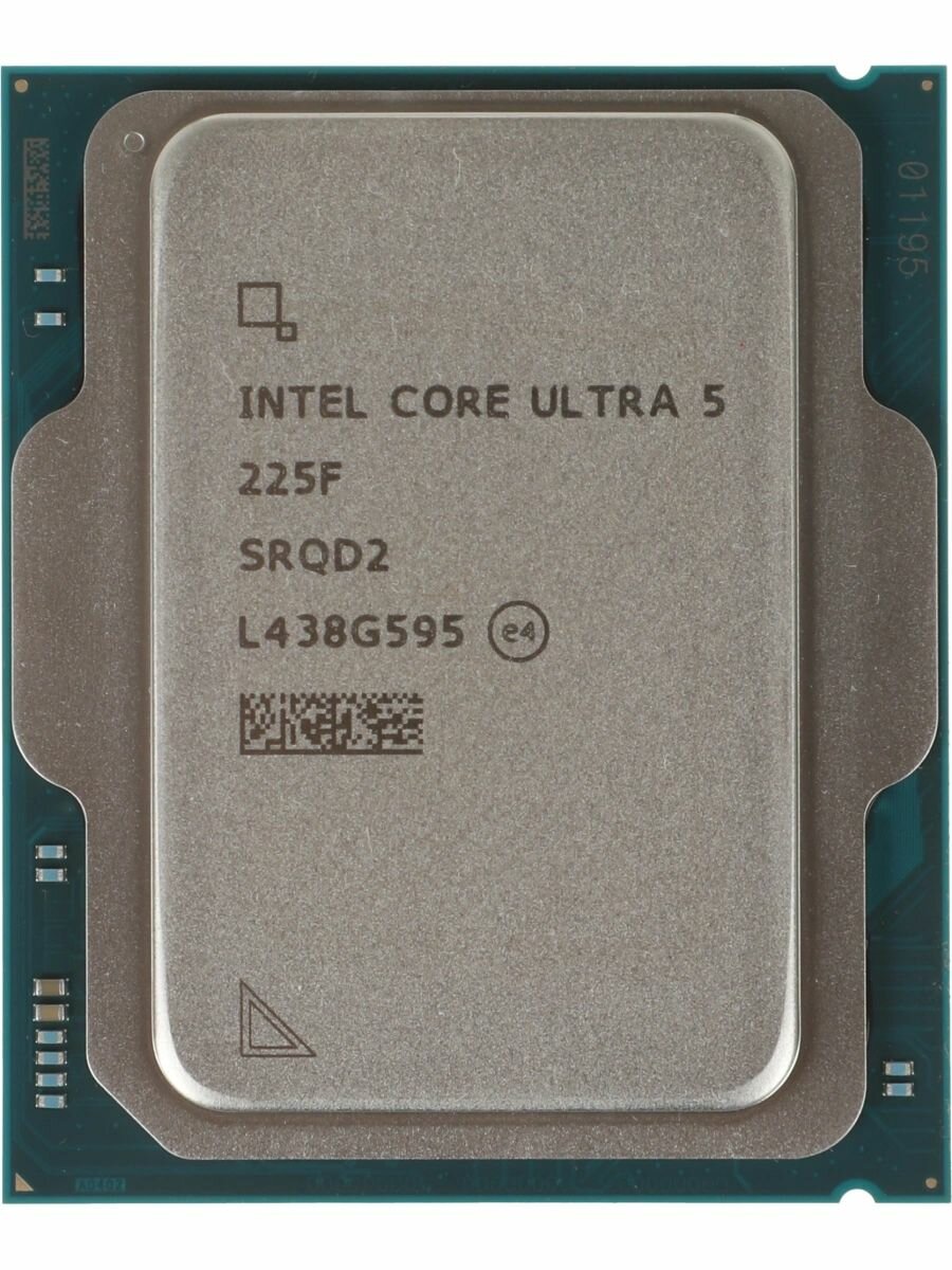 Процессор Intel Core Ultra 5 225F Soc-1851 (AT8076806416) (3.3GHz) OEM