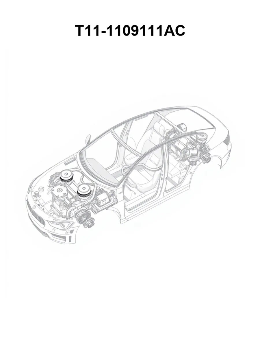 T111109111AC, Фильтр воздушныи CHERY