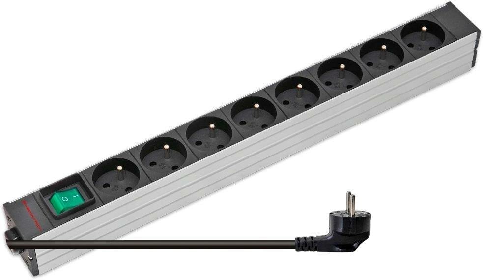 Блок распределения питания Sysmatrix PD 0804.019 гор. размещ. 8xSchuko базовые 10A Schuko 1.8м