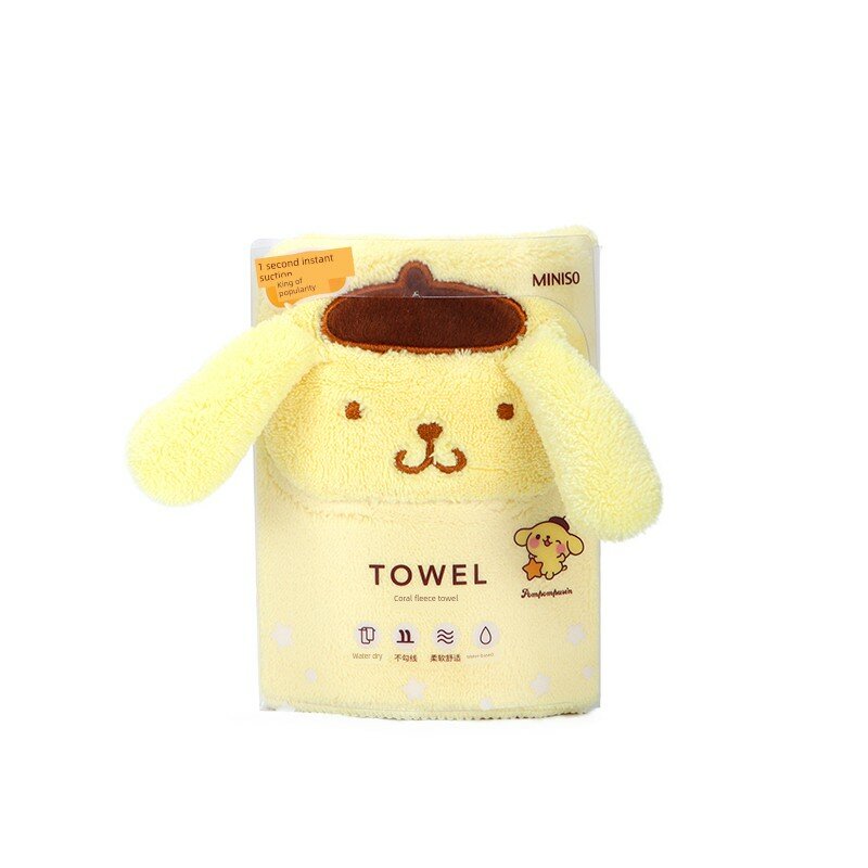 Супервпитывающая быстросохнущая шапочка для сушки волос Miniso Sanrio Cinnamoroll, милая повязка на голову My Melody
