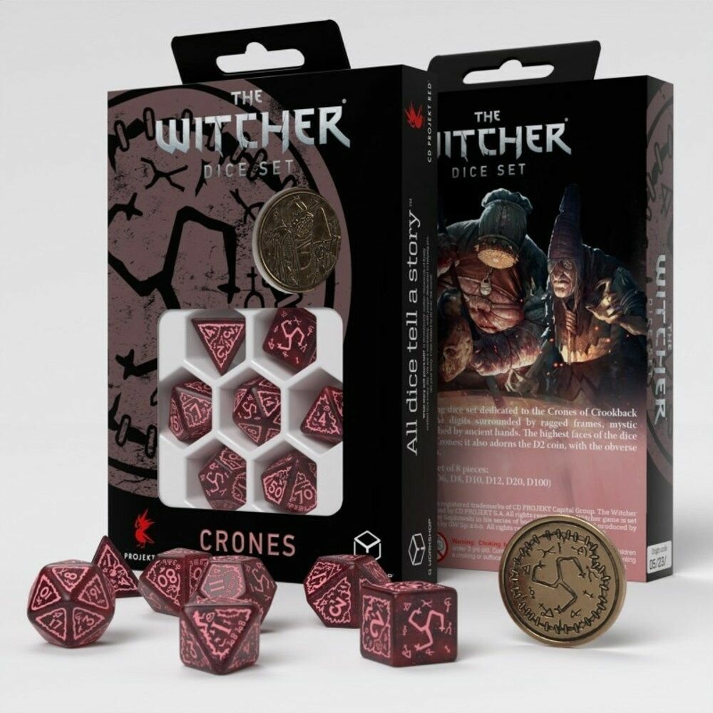Кубы The Witcher Dice Set. Crones - Whispess