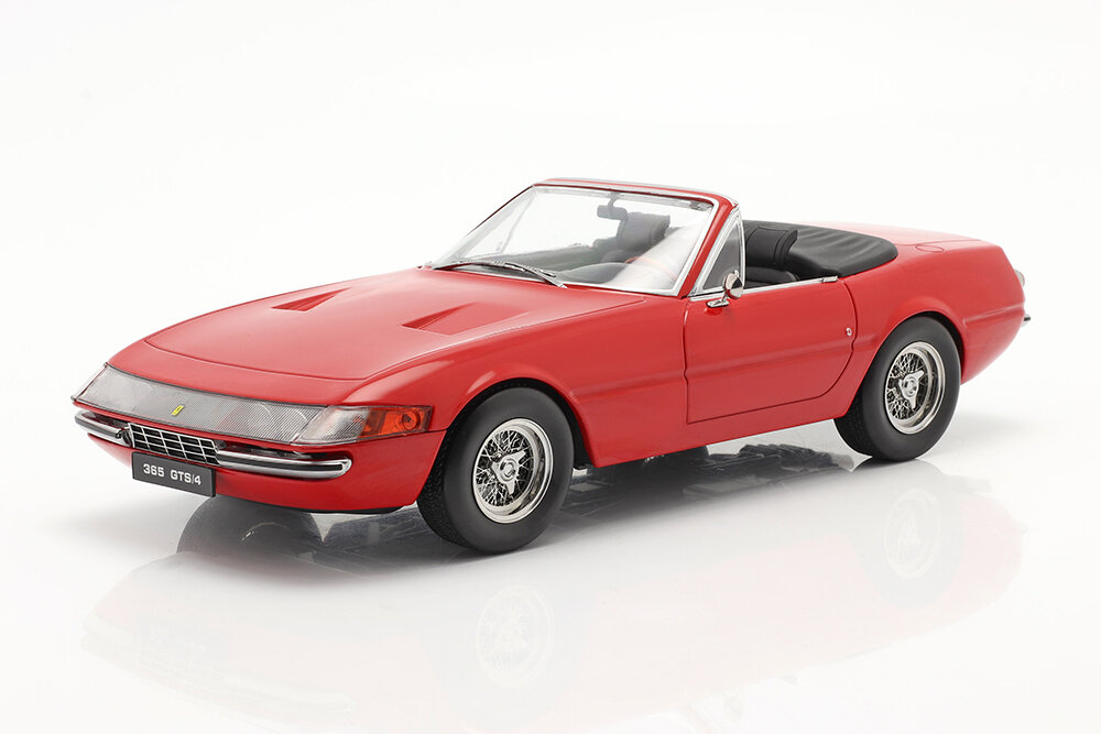 Модель коллекционная KK-SCALE Ferrari 365 GTB/4 daytona cabrio 1 series 1969 red