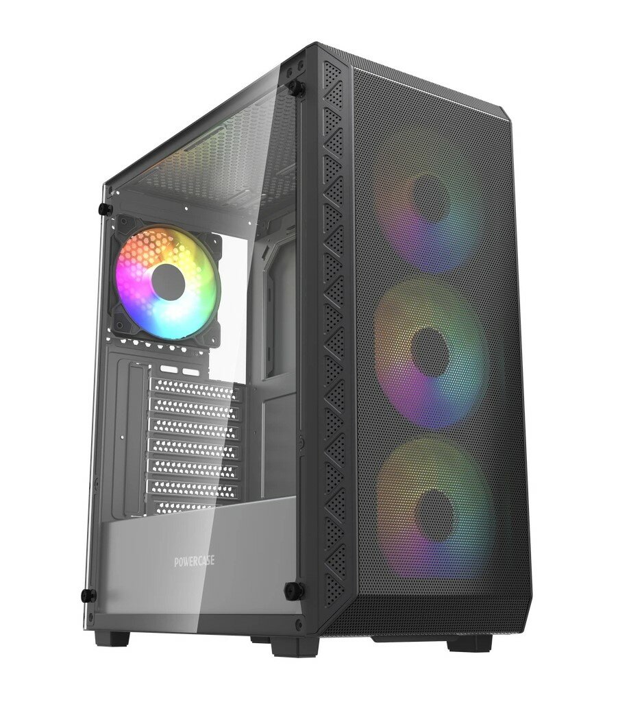 Корпус Powercase Mistral S4B ARGB Black (CMSB-A4)