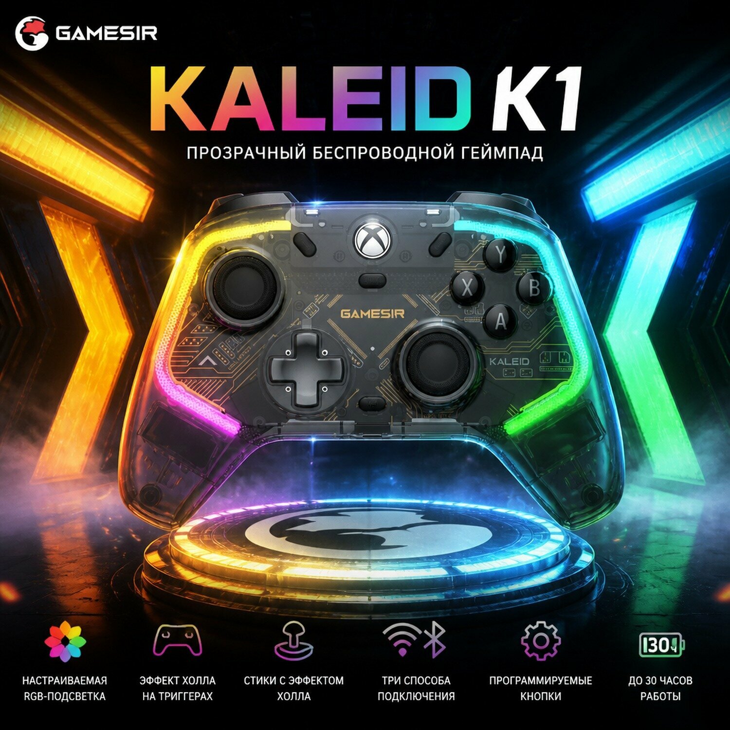 Геймпад GameSir Furious Chick K1, для Xbox, для ПК, SteamПроводный , контроллер игры eSports